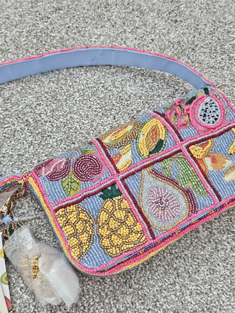 Marshalls | Bags | Marshalls Tropical Fruit Shop Beaded Bag | Poshmark